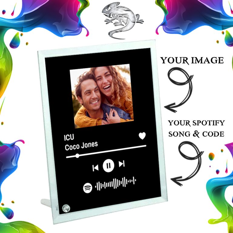 Spotify Glass Frame - Personalized Gifts