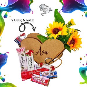 Personalised SweetHeart Caddy Set - Personalized Gifts